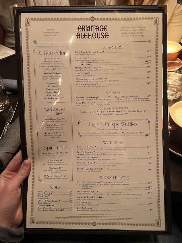 See the Armitage Alehouse Menu | Retro Pub Grub in Chicago's Lincoln Park